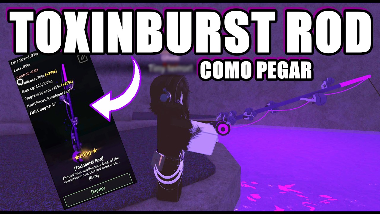 COMO PEGAR A TOXINBURST ROD DO FISCH - YouTube