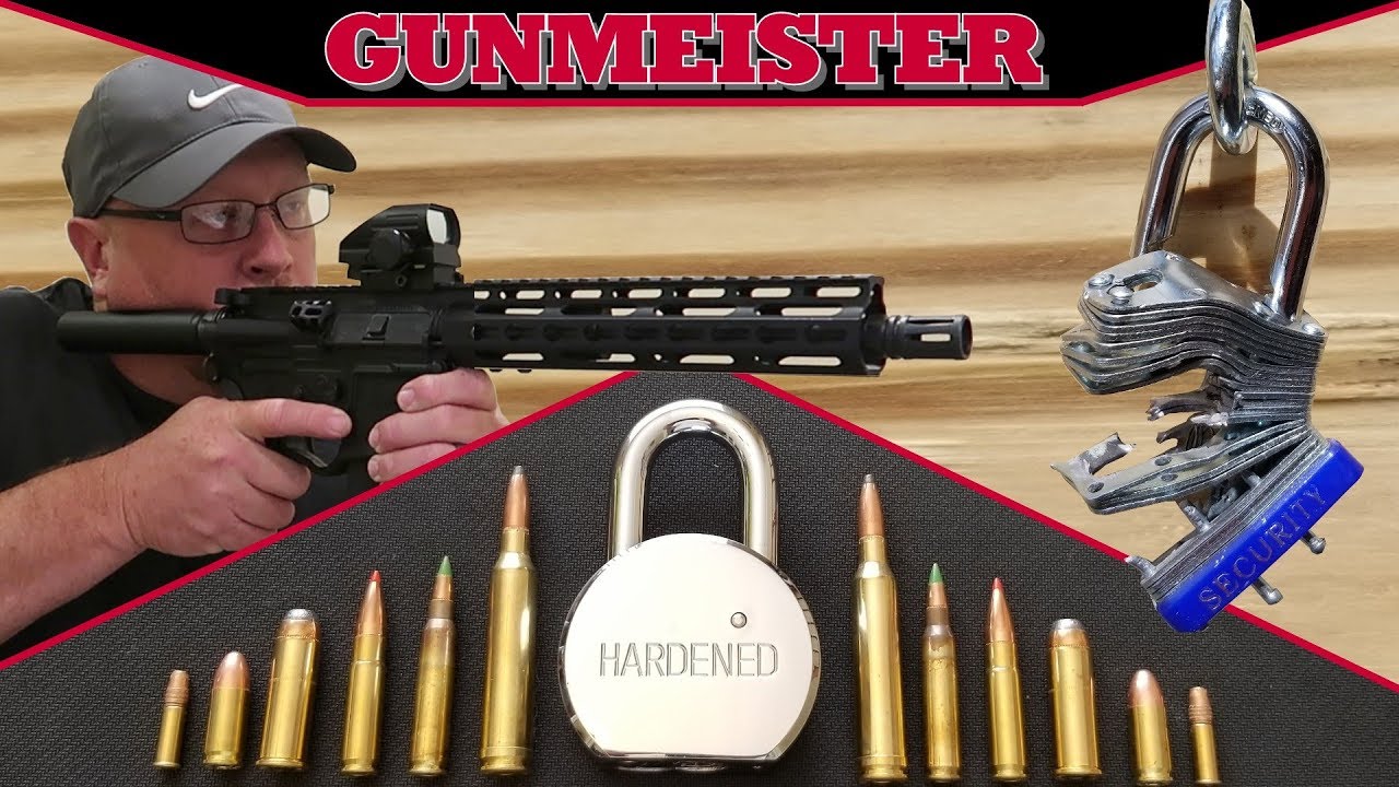 Shooting Padlocks | Die Hard Edition - YouTube