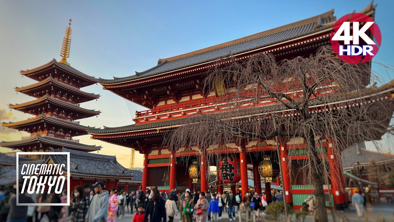 Walk in Tokyo - Asakusa walking tour, 4K HDR Japan - YouTube
