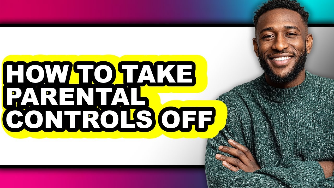 How to Take Parental Controls Off (only Way) - YouTube