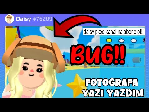 PKXD EVRENİNDEKİ EN İYİ BUG YÖNTEMİ!! /FOTOĞRAFA YAZI YAZMA BUGU NASIL YAPILIR?! |DAİSY PKXD