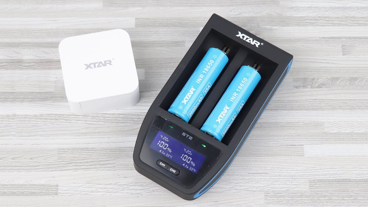 XTAR ST2 4.1A Quick Charger Unboxing and test - YouTube
