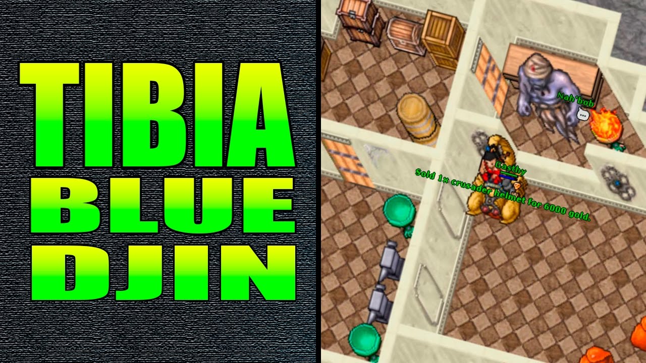 TIBIA 💰 LOOT BLUE DJIN 💰 284500.20 oz. 💰 - YouTube