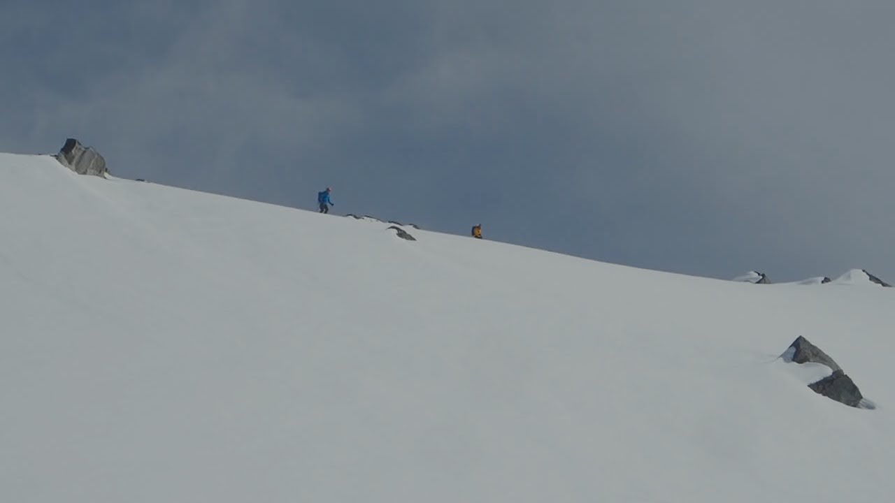 Hidden Lake Peak Skiing 4.13.2024 Brian and Max - YouTube