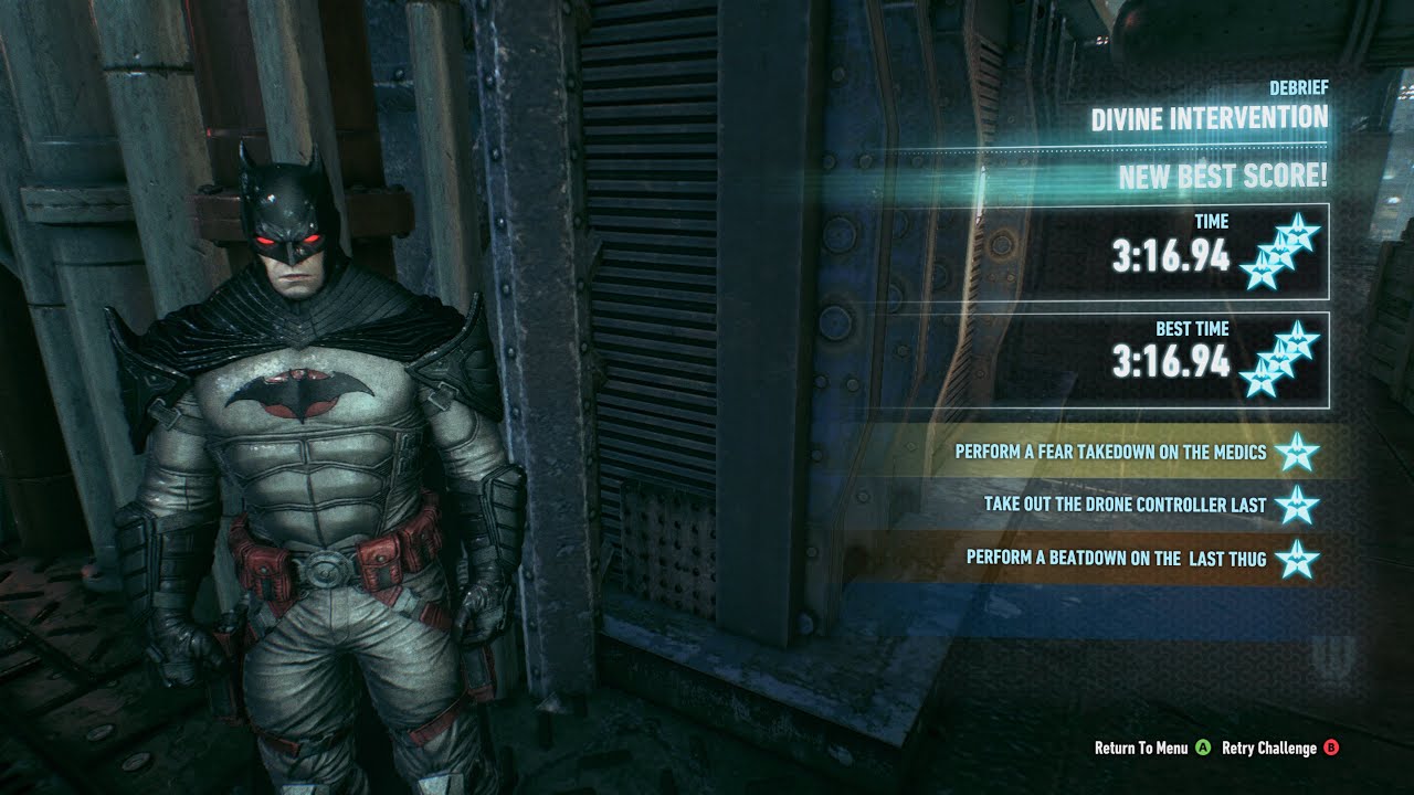 Arkham Knight: Divine Intervention as Batman - 3 Stars - YouTube