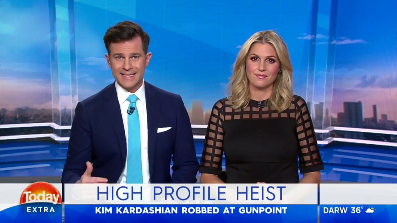 Kardashian robbery on the Australian Today Show Extra | 25 | - YouTube