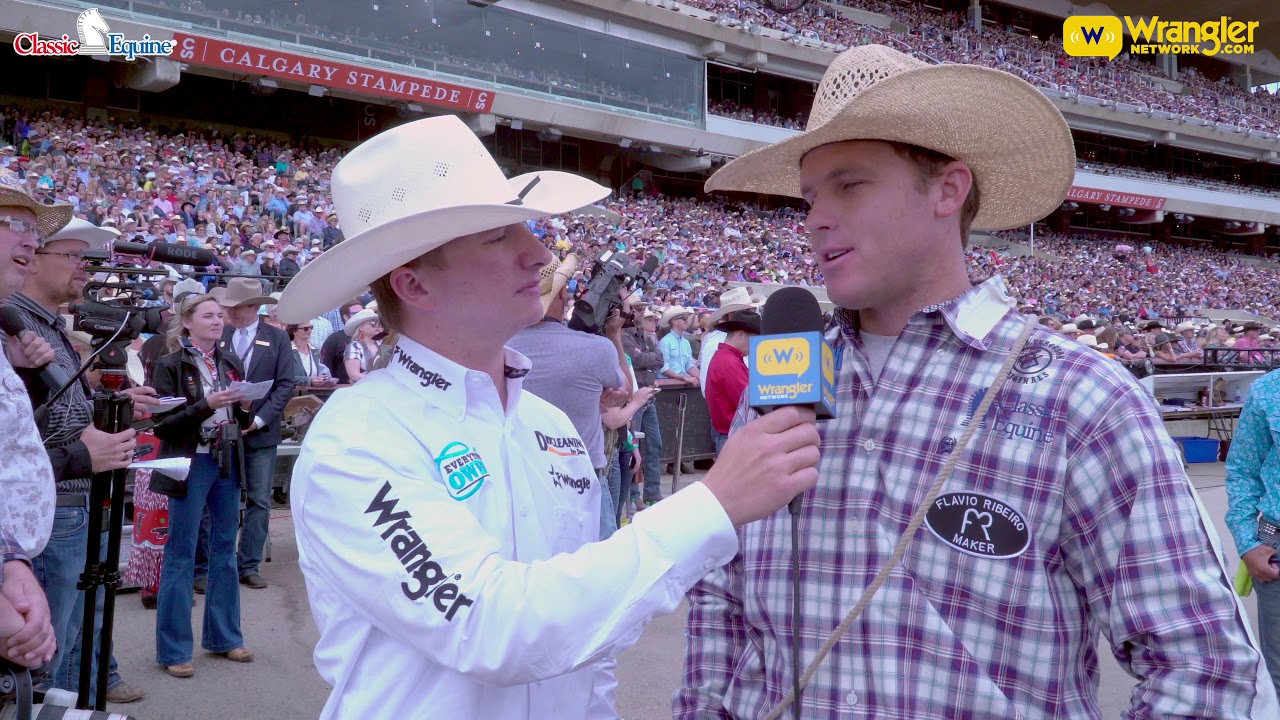 Two-time World Champion Caleb Smidt Wins Calgary Stampede - YouTube