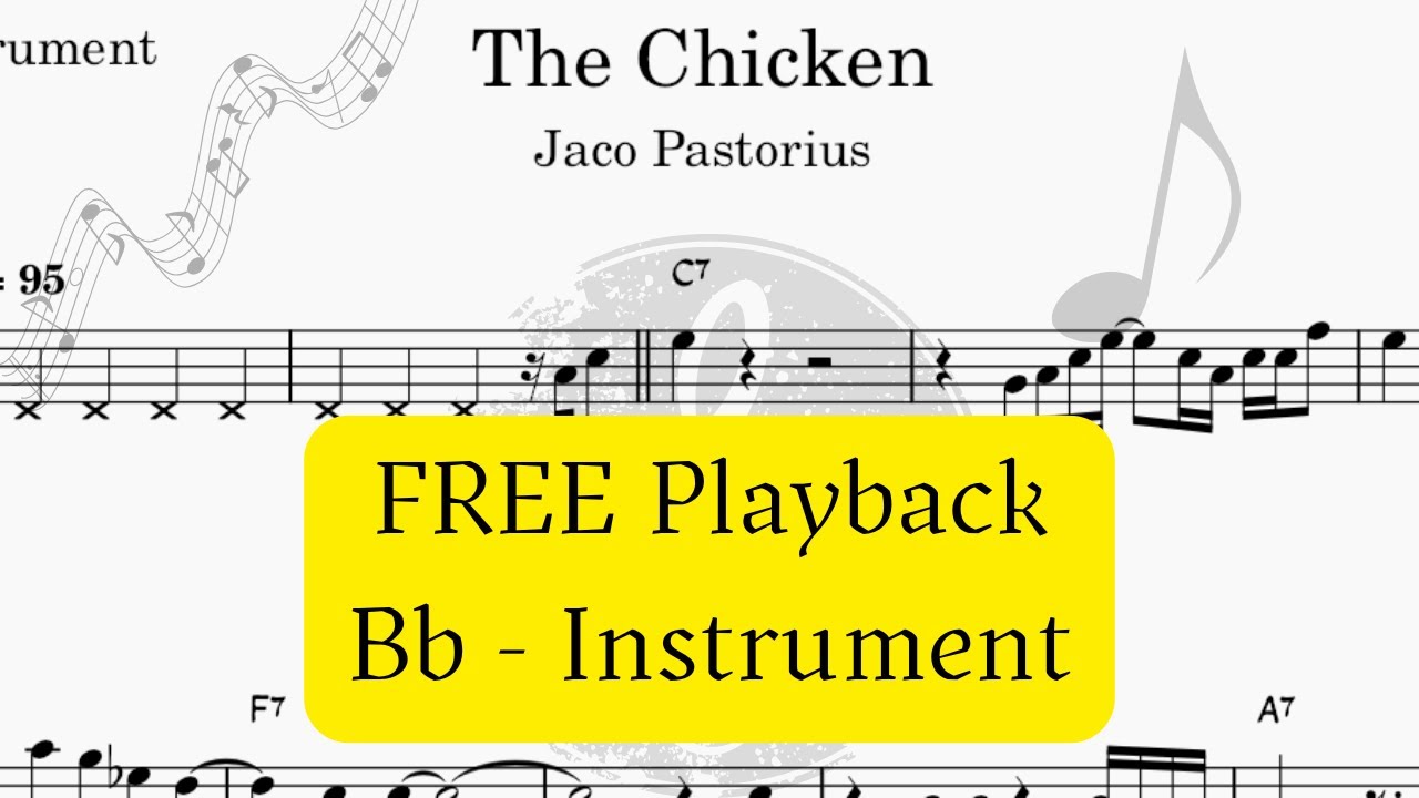 "The Chicken" | Easy Arrangements for Bb & C Instruments | Sheet Music ...
