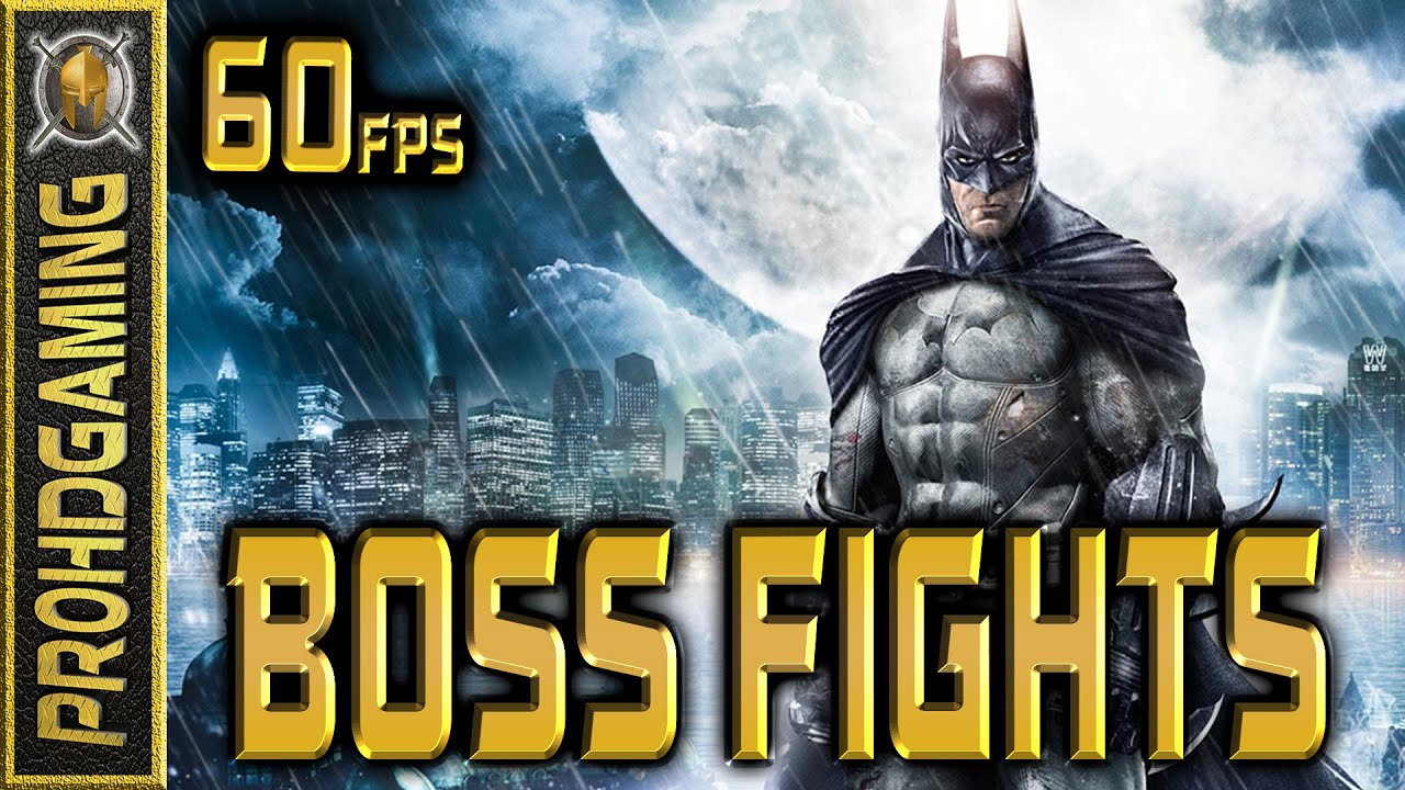 Batman: Arkham Asylum - Boss Fights (No Damage) - Short Movie - 60fps ...