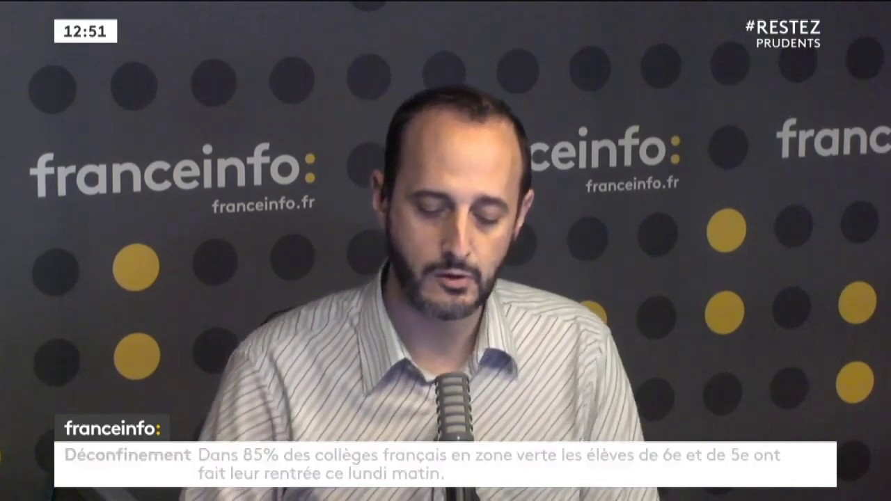 franceinfo: • Cafouillage sonore + le fil info de 12h50 de David Dauba ...