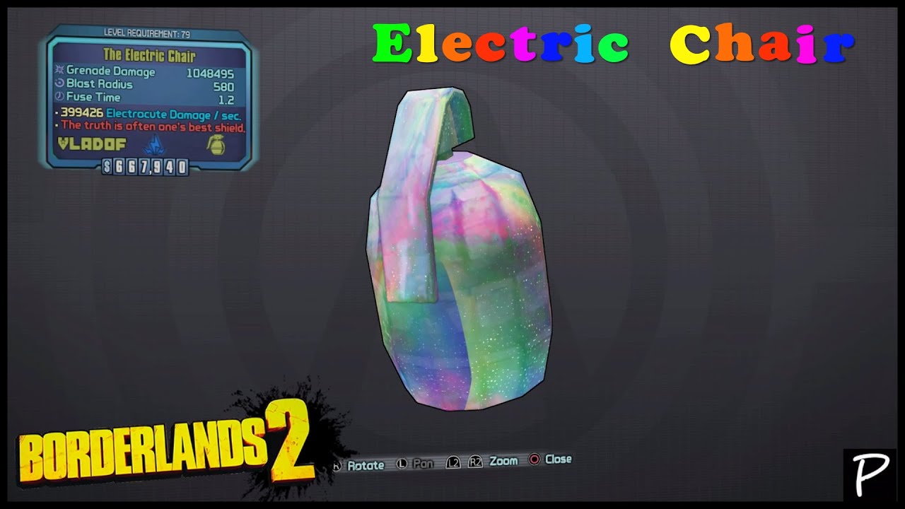 Borderlands 2: The Electric Chair (Effervescent weapons #5) - YouTube