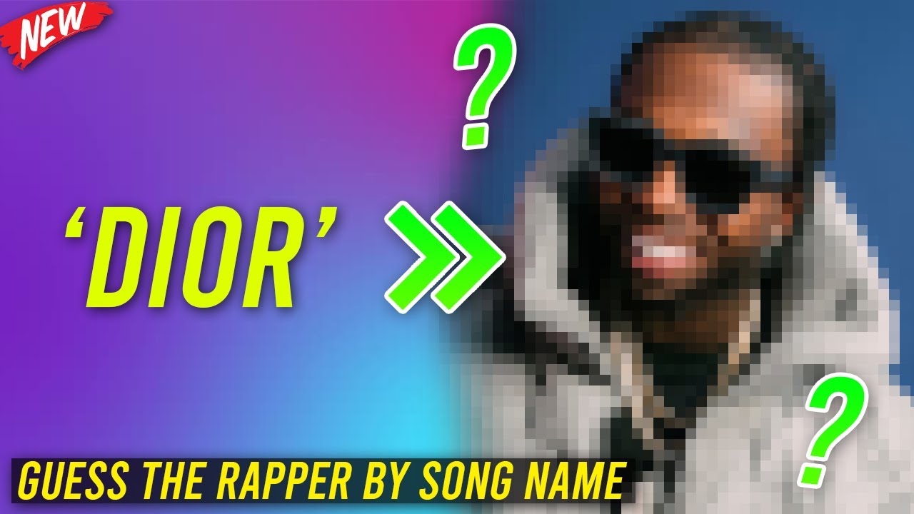 GUESS THE RAPPER BY SONG NAME CHALLENGE! (HARD) - YouTube