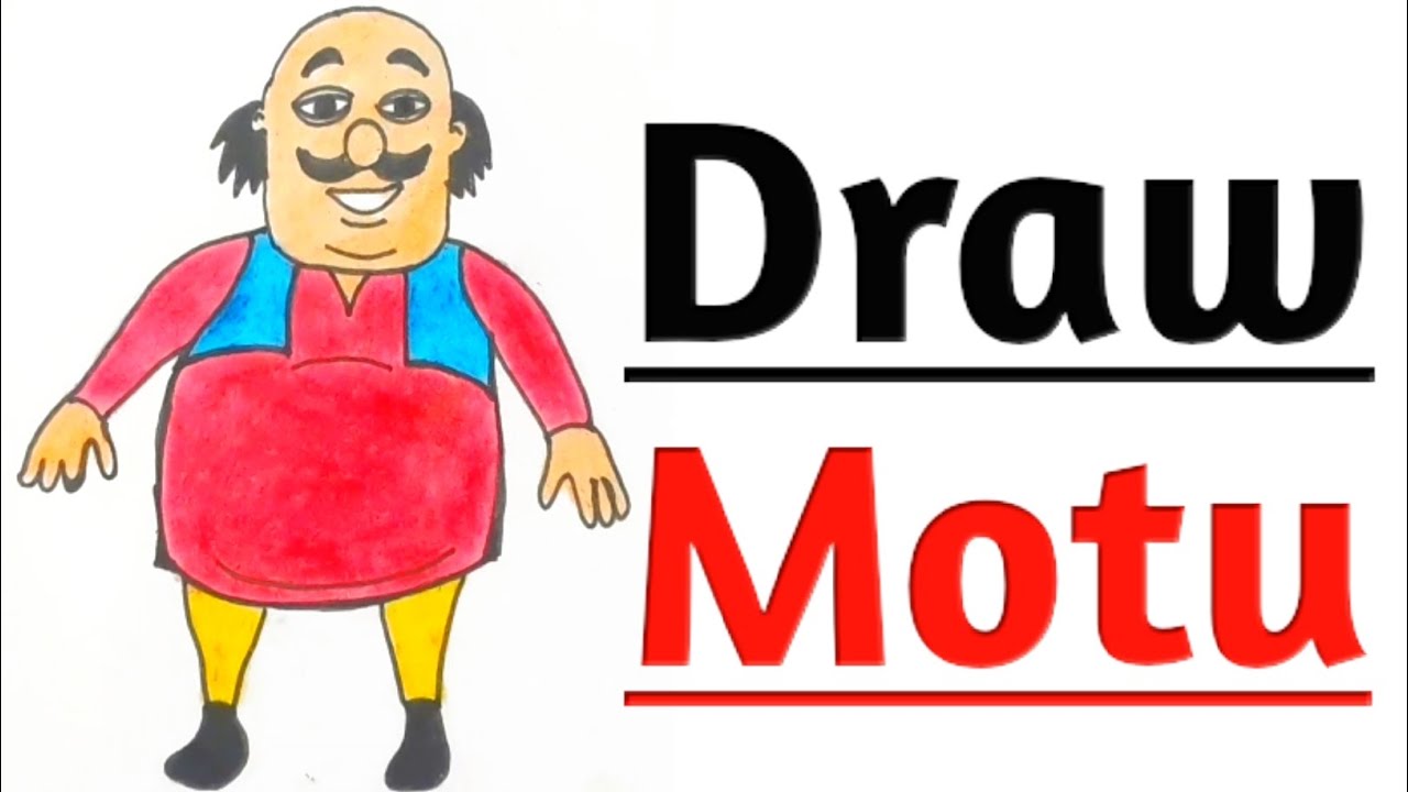 How To Draw Motu || easy Drawing || - YouTube
