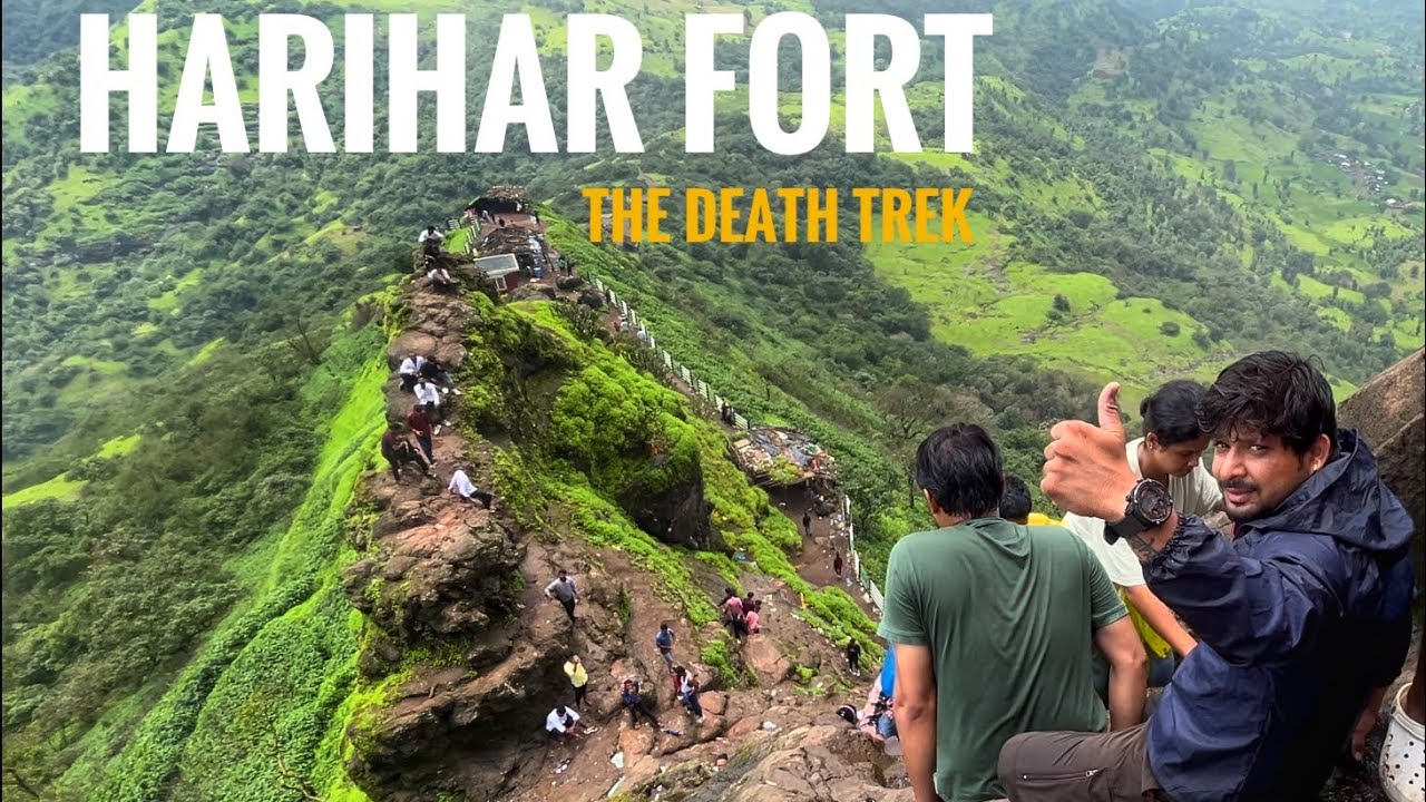 Harihar Fort - The death Trek of Maharashtra 80 degree Inclined trek ...