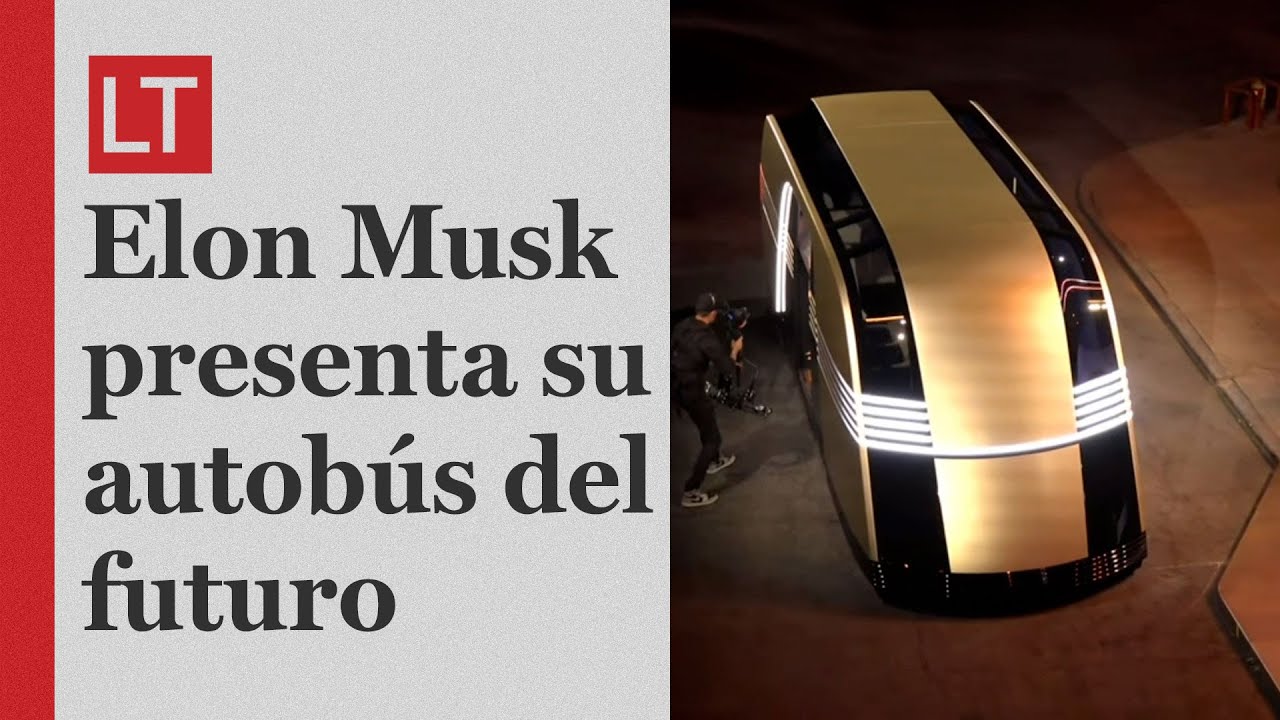 Elon Musk presenta la Tesla Robovan, su autobús del futuro sin ...