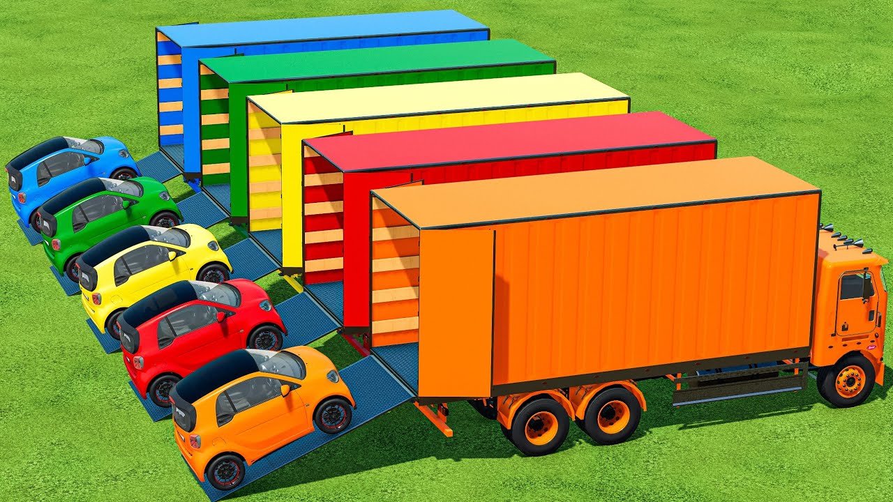 MINI SMART CARS PARKING NEW RAMP PARKING IN FS22 | FARMING SIMULATOR 22 ...