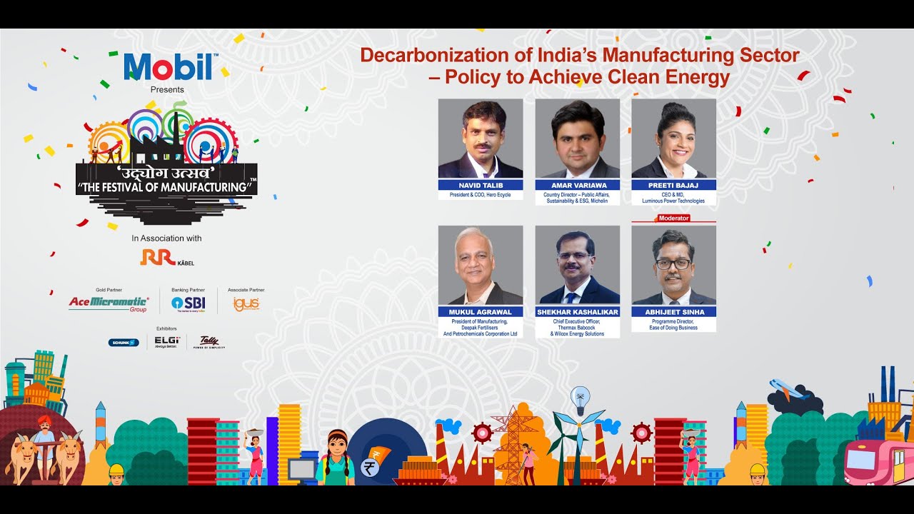 Decarbonization of India’s Manufacturing Sector – Policy to Achieve ...