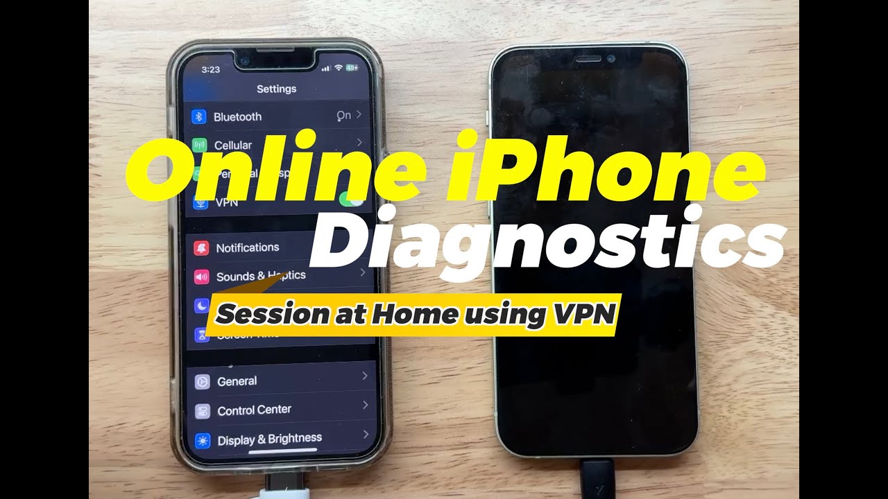 Running FREE iPhone Online Diagnostics via VPN - YouTube
