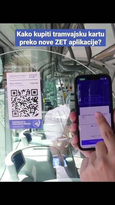 Kako kupiti tramvajsku kartu preko nove ZET aplikacije? #shorts - YouTube