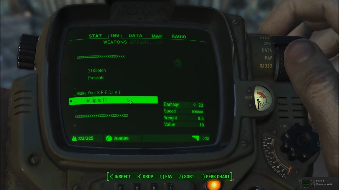 Fallout 4 Stat Chart
