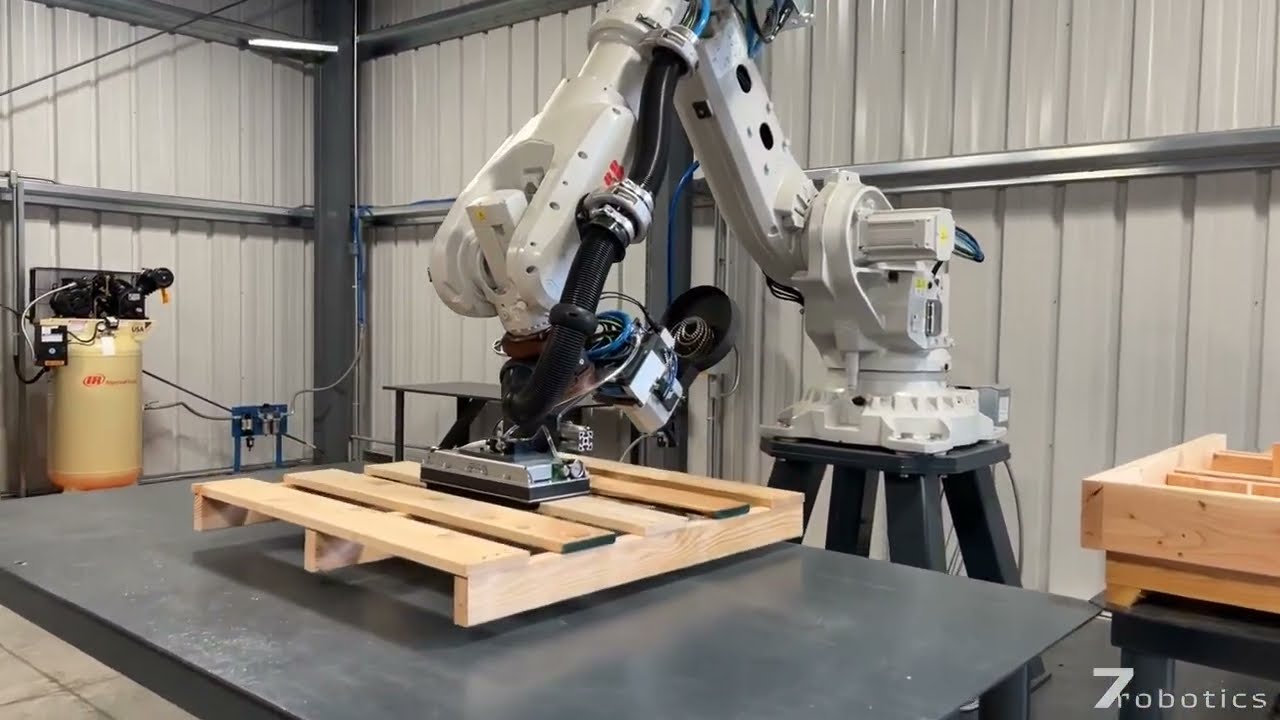 Robotic Pallet Nailing Demo Cell - YouTube