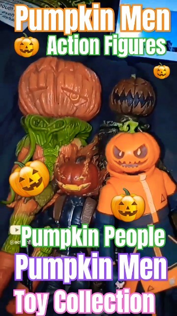 👉🏼 🎃 (Pumpkin Men) | Action Figures | Pumpkin People | Toy Collection ...
