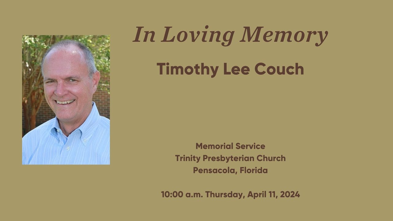 April 11, 2024 10:0 am Trinity Presbyterian Memorial Service for ...