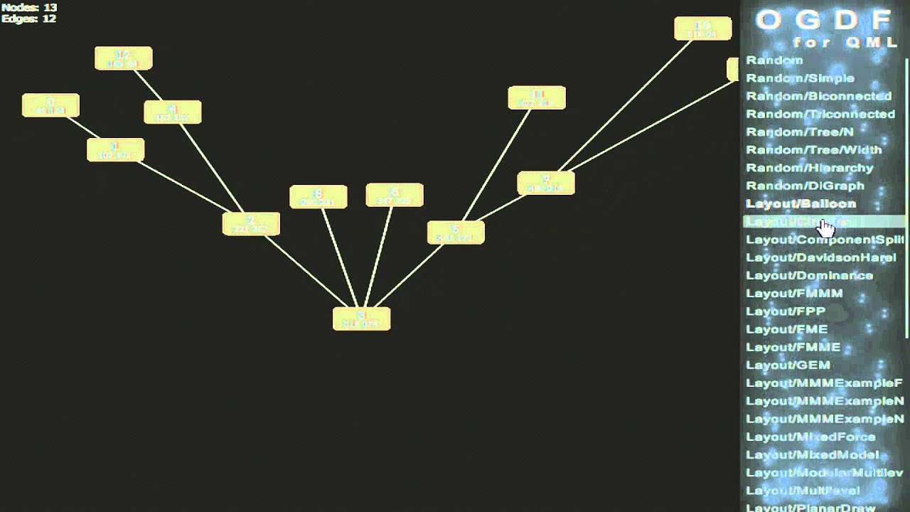 OGDF for QML - YouTube