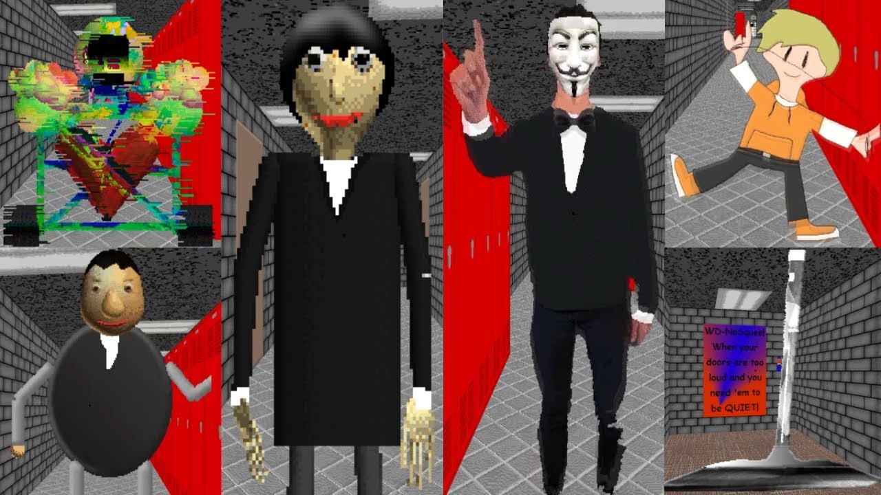 NEW CHARACTERS FOUND?! Valdi's Basics (#baldi) - YouTube