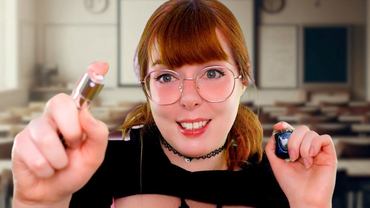 ASMR Weird Girl Sniffs You and Touches Your Face (intense personal ...