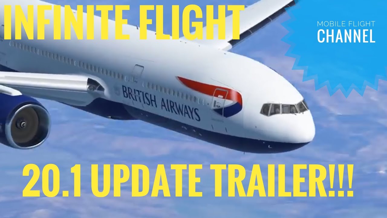 Infinite flight update 20.1 trailer!! - YouTube