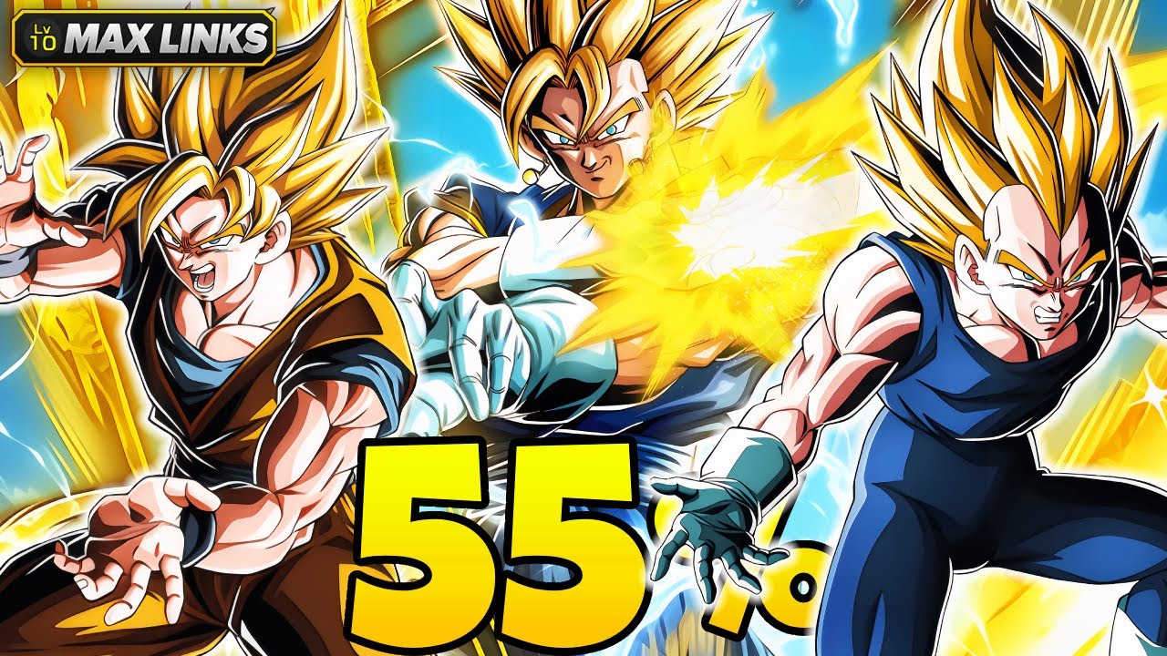 At 55%, TEQ LR Super Vegito Is STILL #1 In Dokkan - YouTube