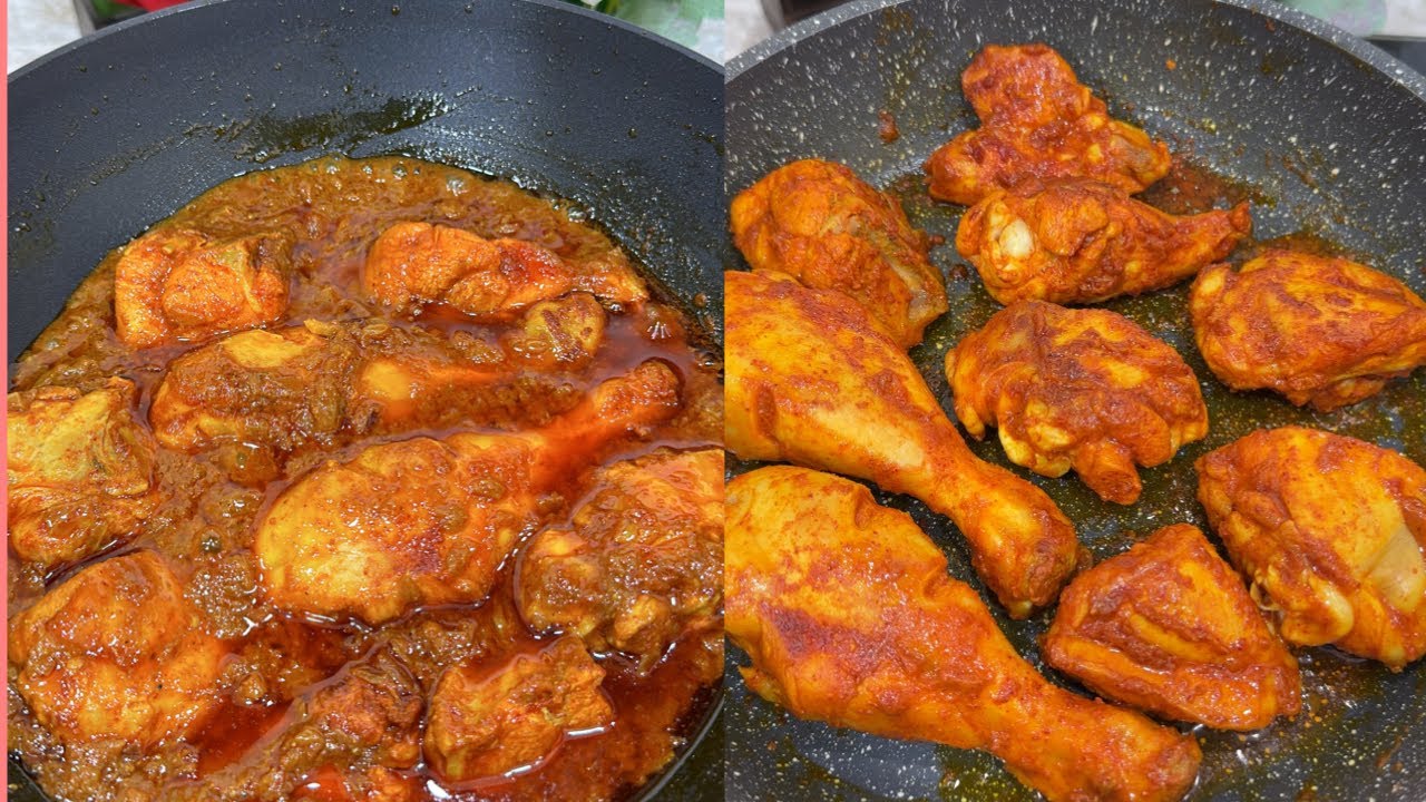 Red Chicken Recipe | Hyderabadi Style Red Chicken | Laal Chicken Banane ...