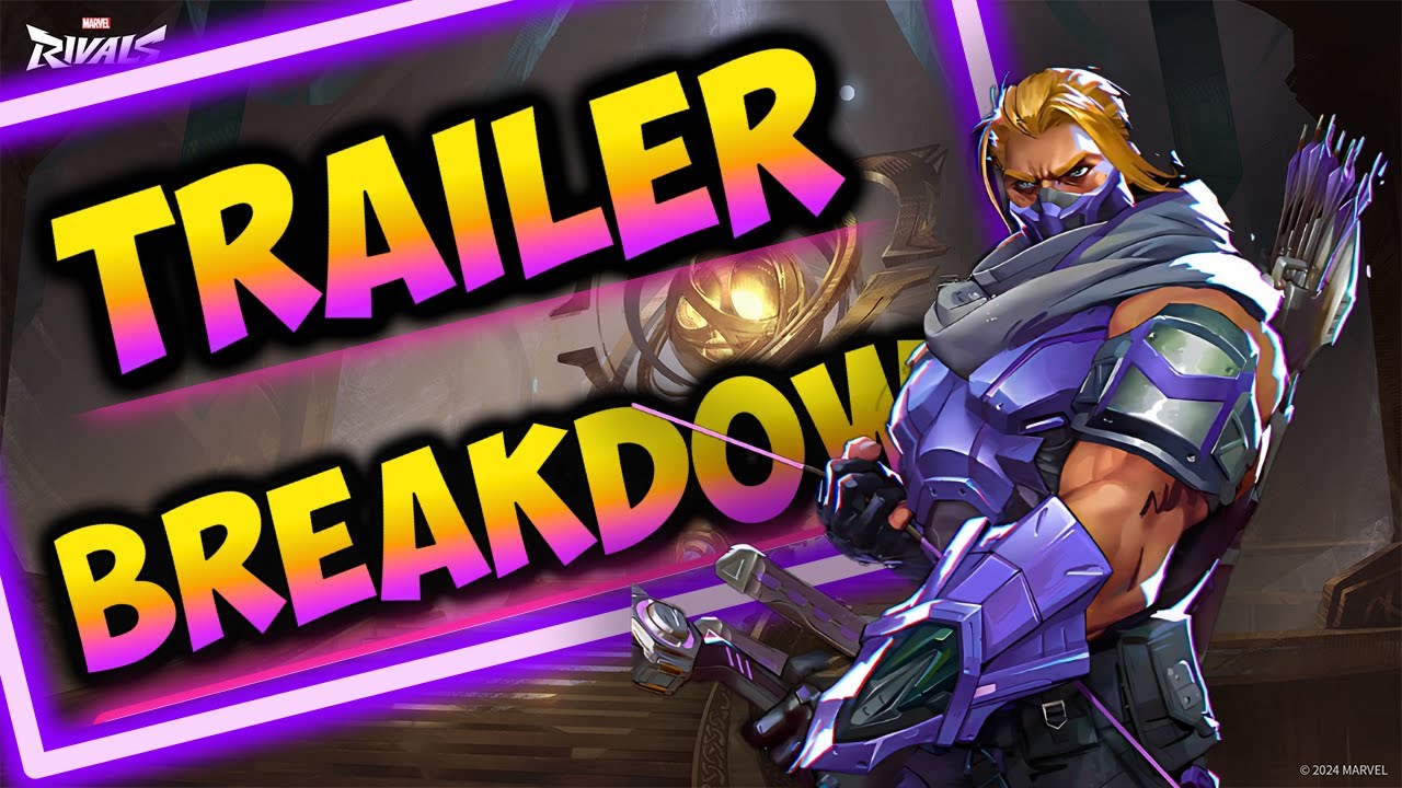 HAWKEYE "NEW" Trailer Breakdown Marvel Rivals NEW Character Reveal ...