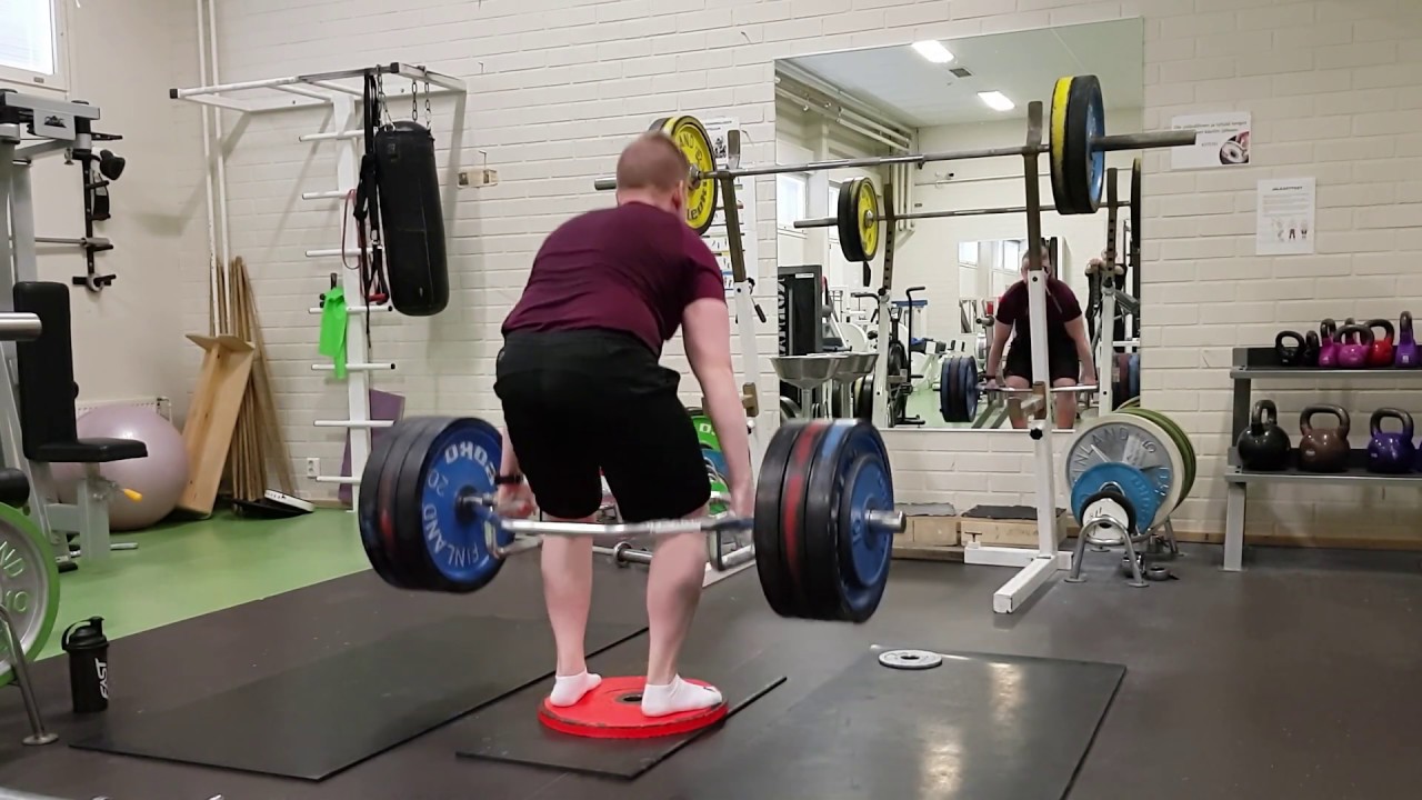 180kg×3 Deficit Trap Bar Deadlift (Paleo Raw) - YouTube