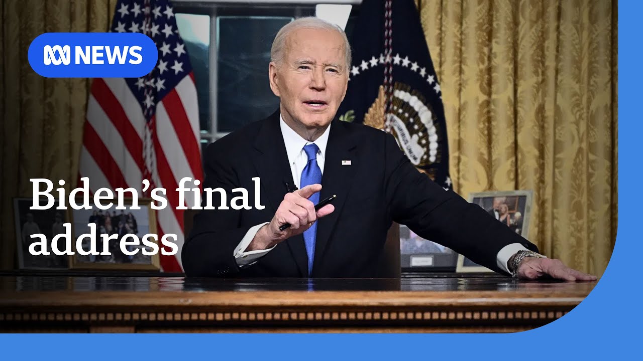Biden delivers final address as president | ABC News - YouTube