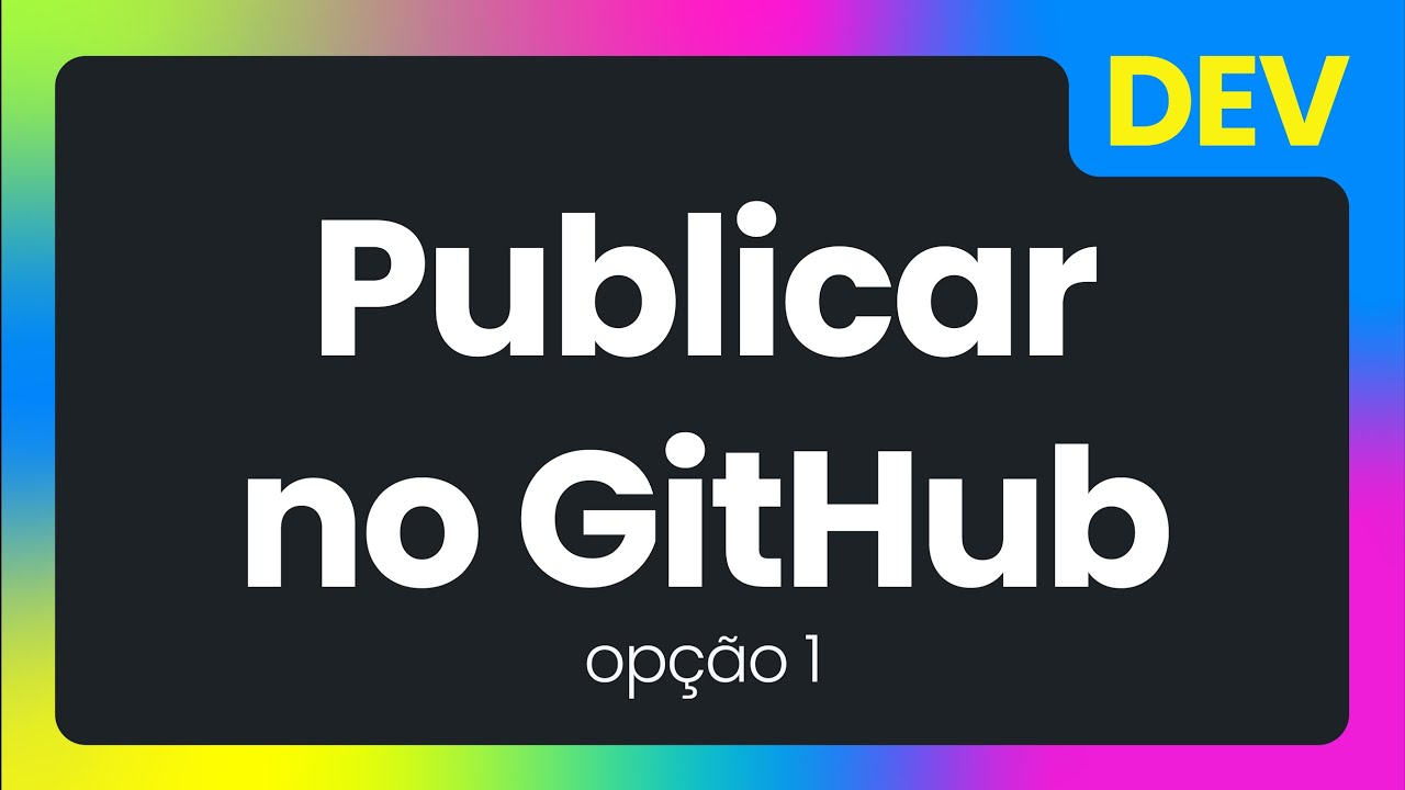 Como Publicar Um Projeto No GitHub Pelo CMD ou VSCode #git #github # ...