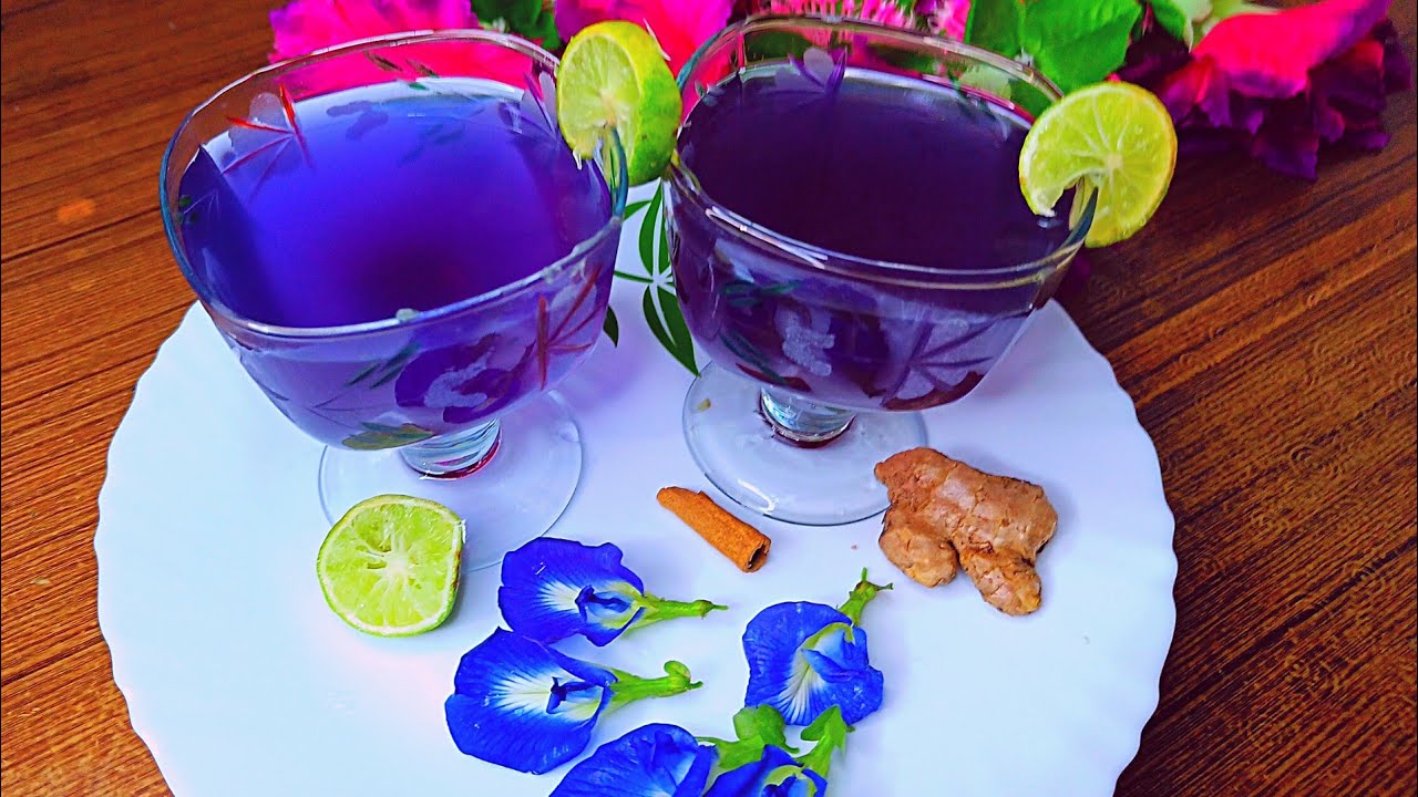 Healthy Blue Pea Tea Benefits | Butterfly Pea Flower Tea | Aparajita ...
