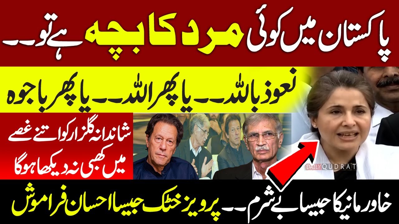PTI Shandana Gulzar Dangerous Press Conference Outside Adiala Jail ...