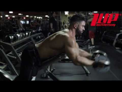 Reverse Front Raises on a bench - YouTube