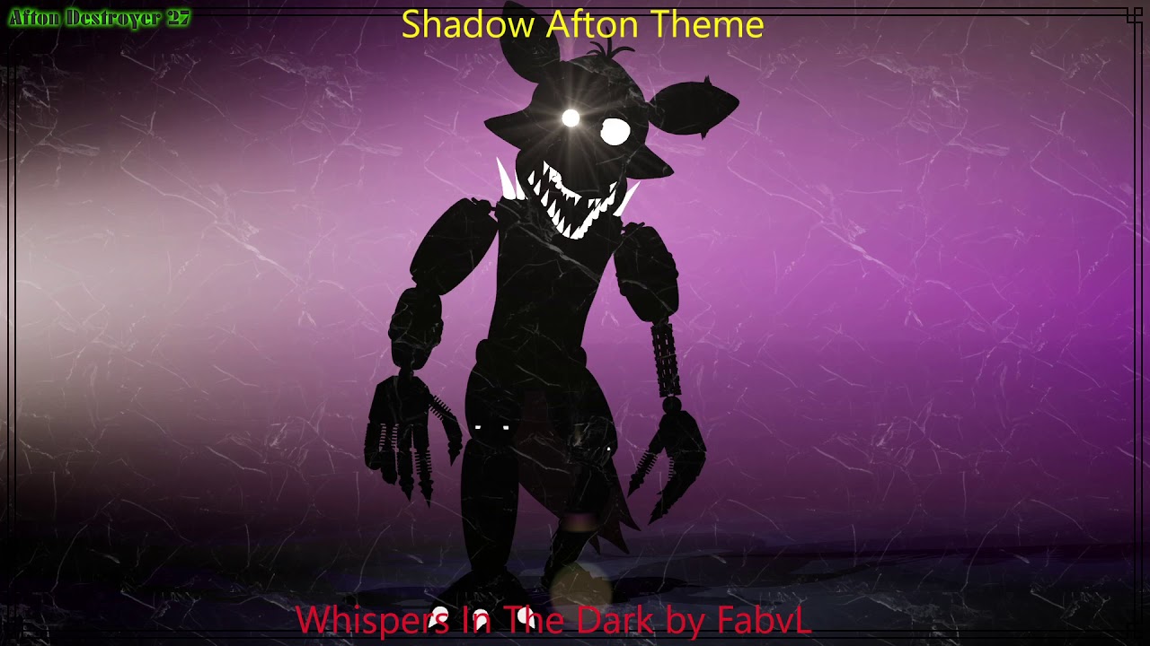[SFM OC / Poster] Shadow Afton Theme - YouTube