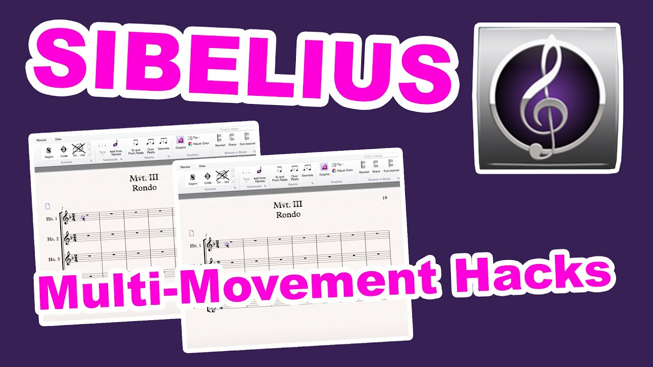 HOW TO CREATE MULTIPLE MOVEMENTS | Sibelius Tutorial | Composer's Guide ...