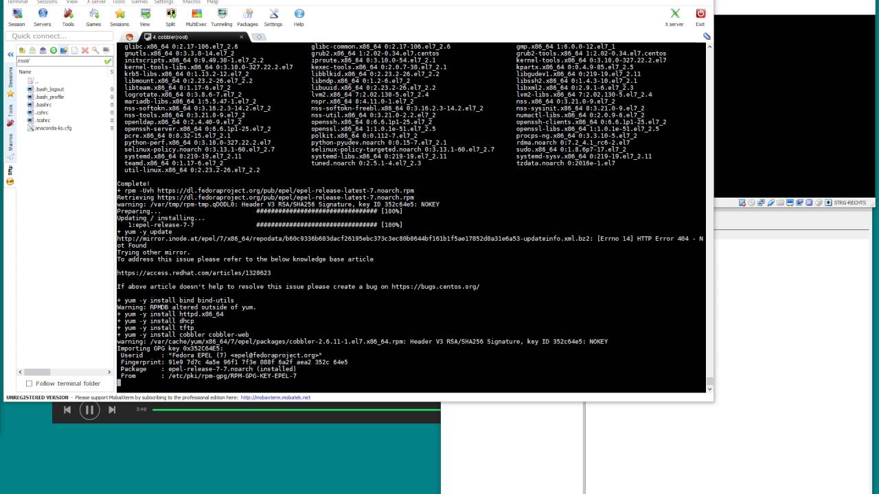 Installation and configuration of Cobbler - YouTube