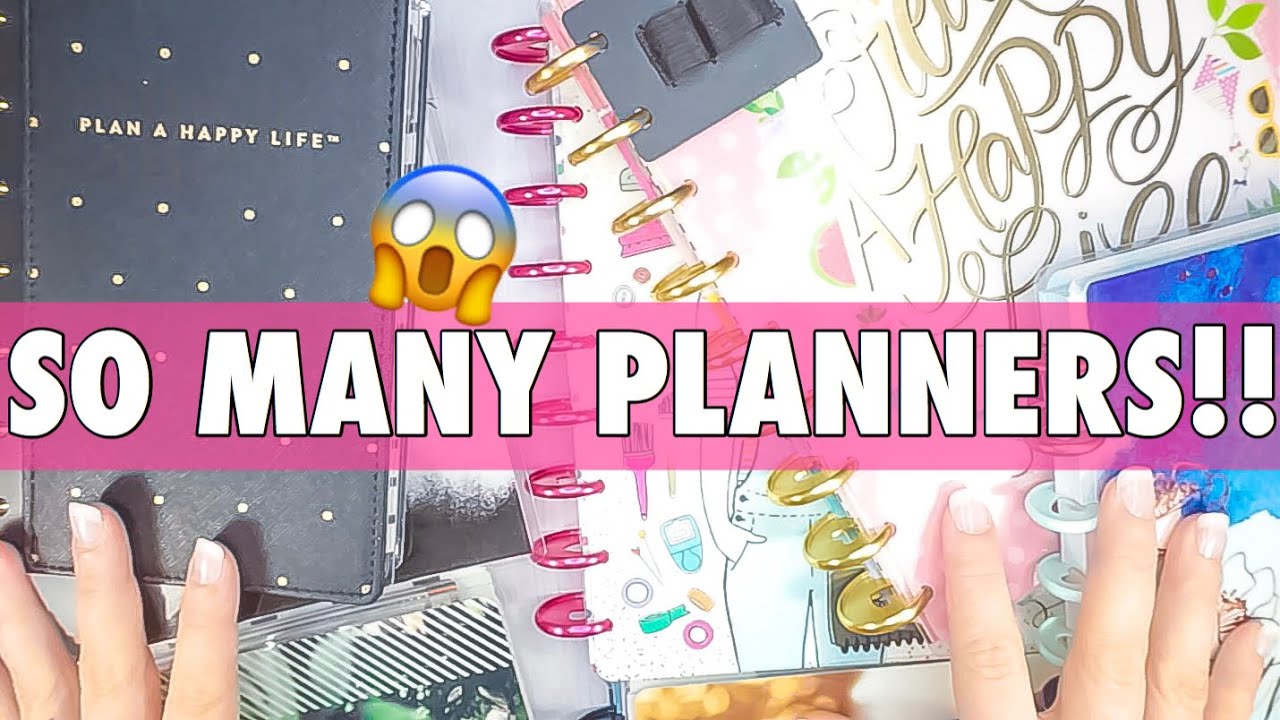 TIPS FOR USING MULTIPLE PLANNERS | WHY I USE 8 HAPPY PLANNERS - YouTube
