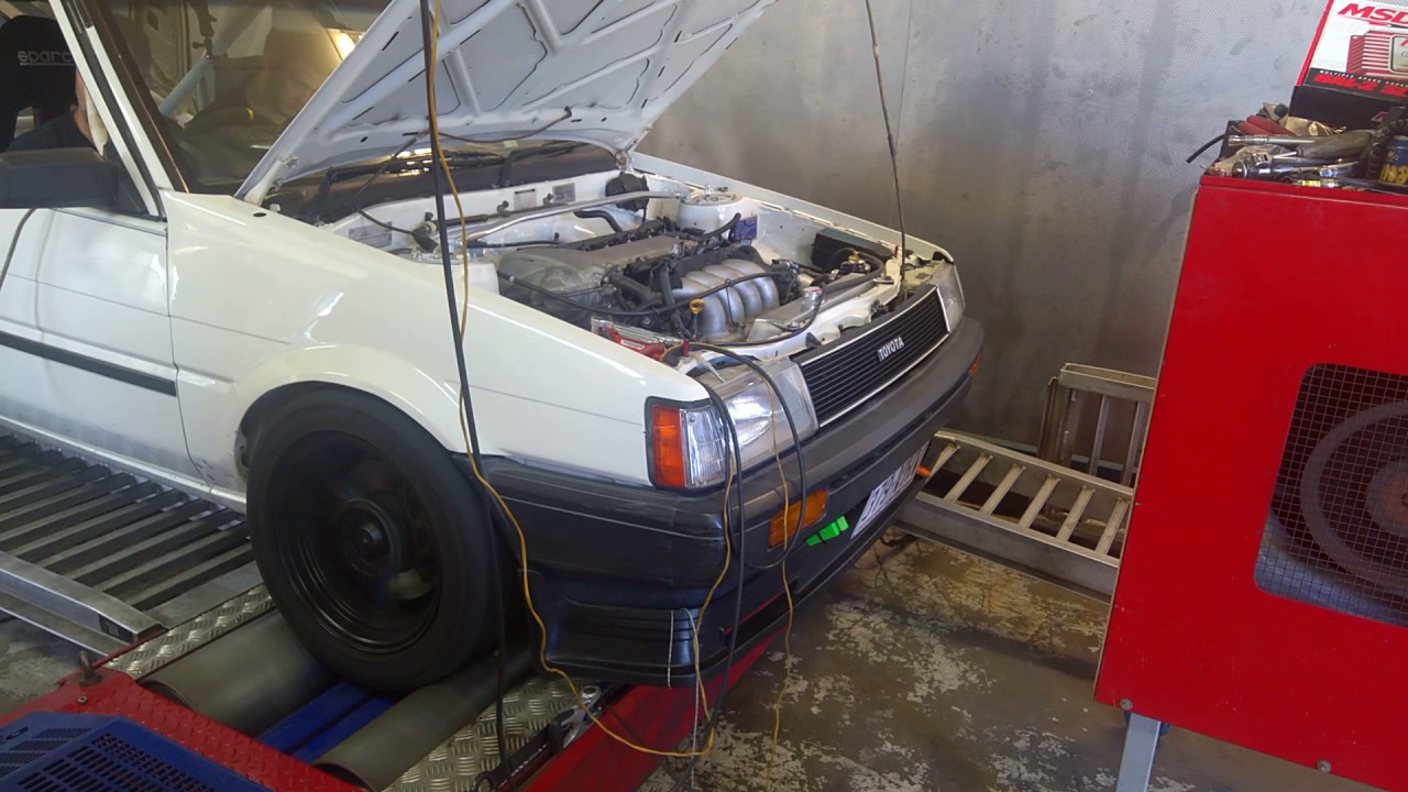 AE82 2zz Supercharged initial tuning - YouTube