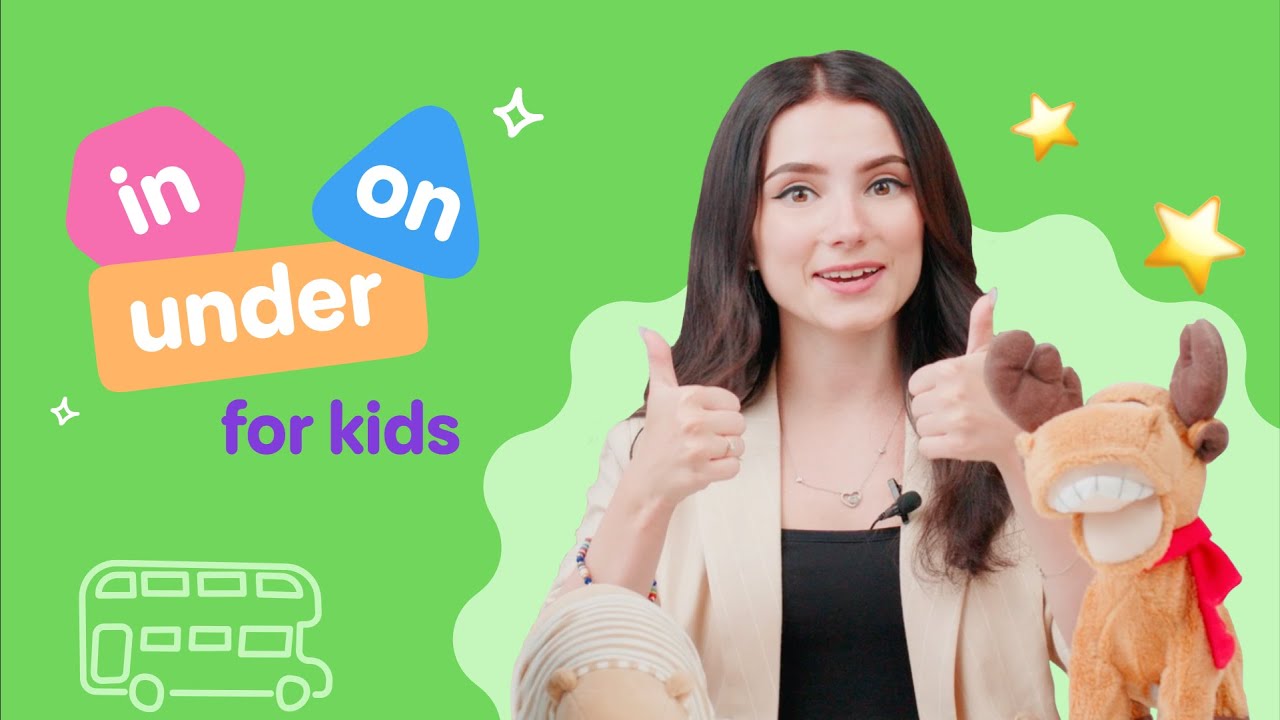 Know when to use in / on / under 👌 Grammar for kids easy | English with ...
