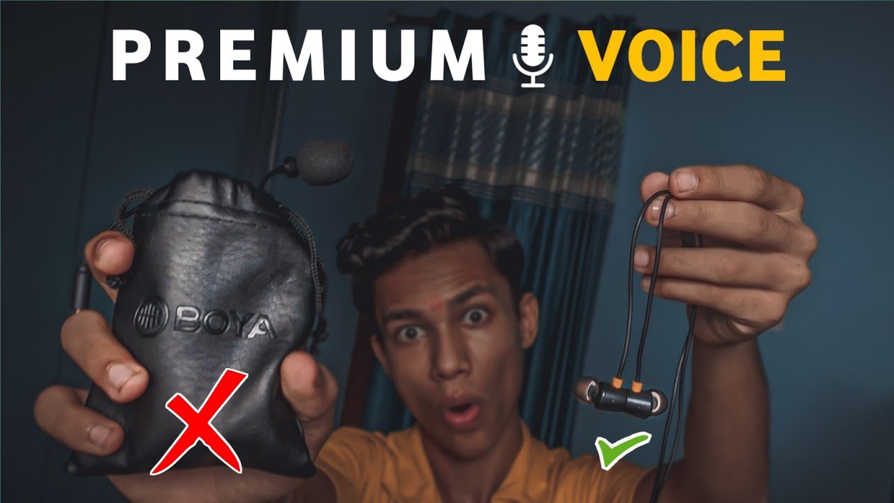 Record PREMIUM Voice for YouTube Videos with EARPHONE - YouTube