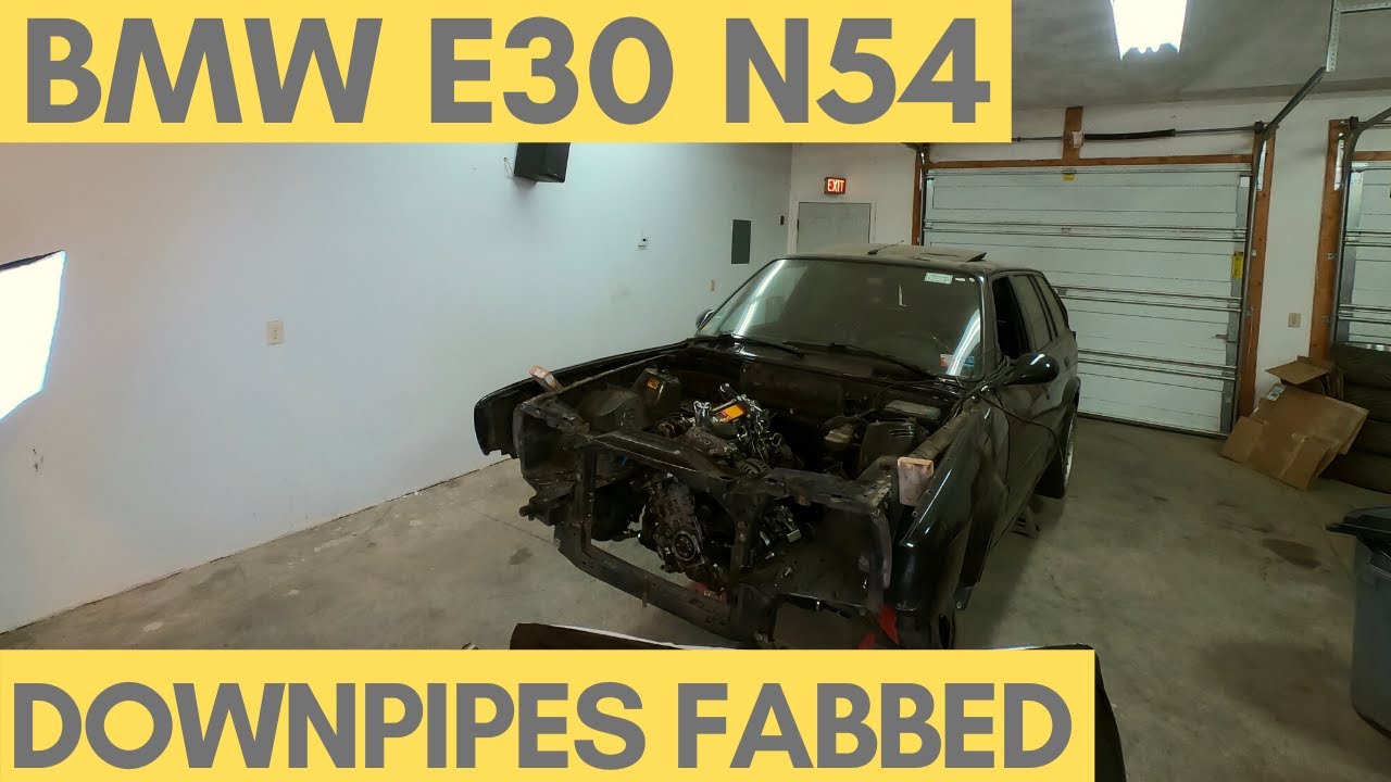 Part 8: N54 Downpipes & O2's - Complete on this N54 E30! - YouTube