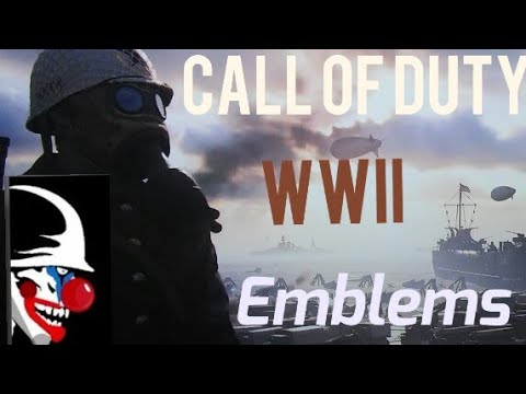 COD WW2 Emblems Tutorial! (WWII Clown) - YouTube