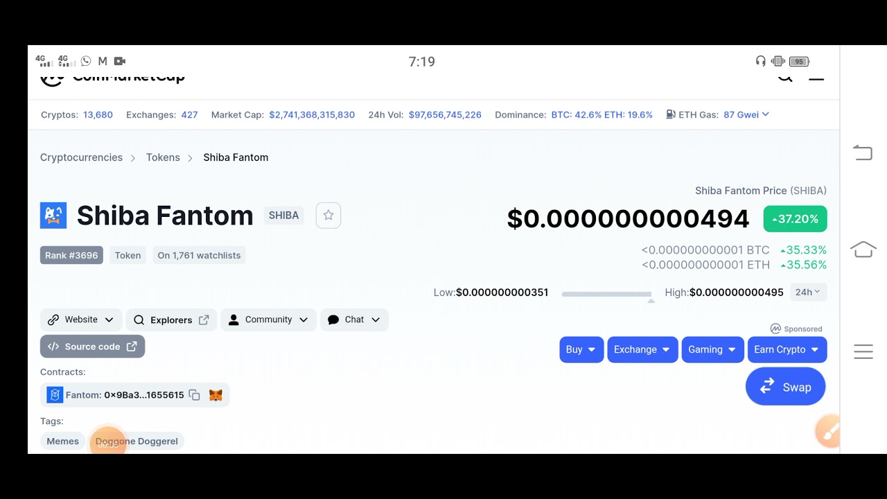 Shiba fantom Never Expected News⚠ || Shiba fantom Price Prediction || Shiba Fantom News Today ...